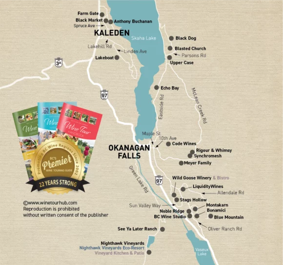 The Okanagan Valley Wine Region - Wine Tour Hub